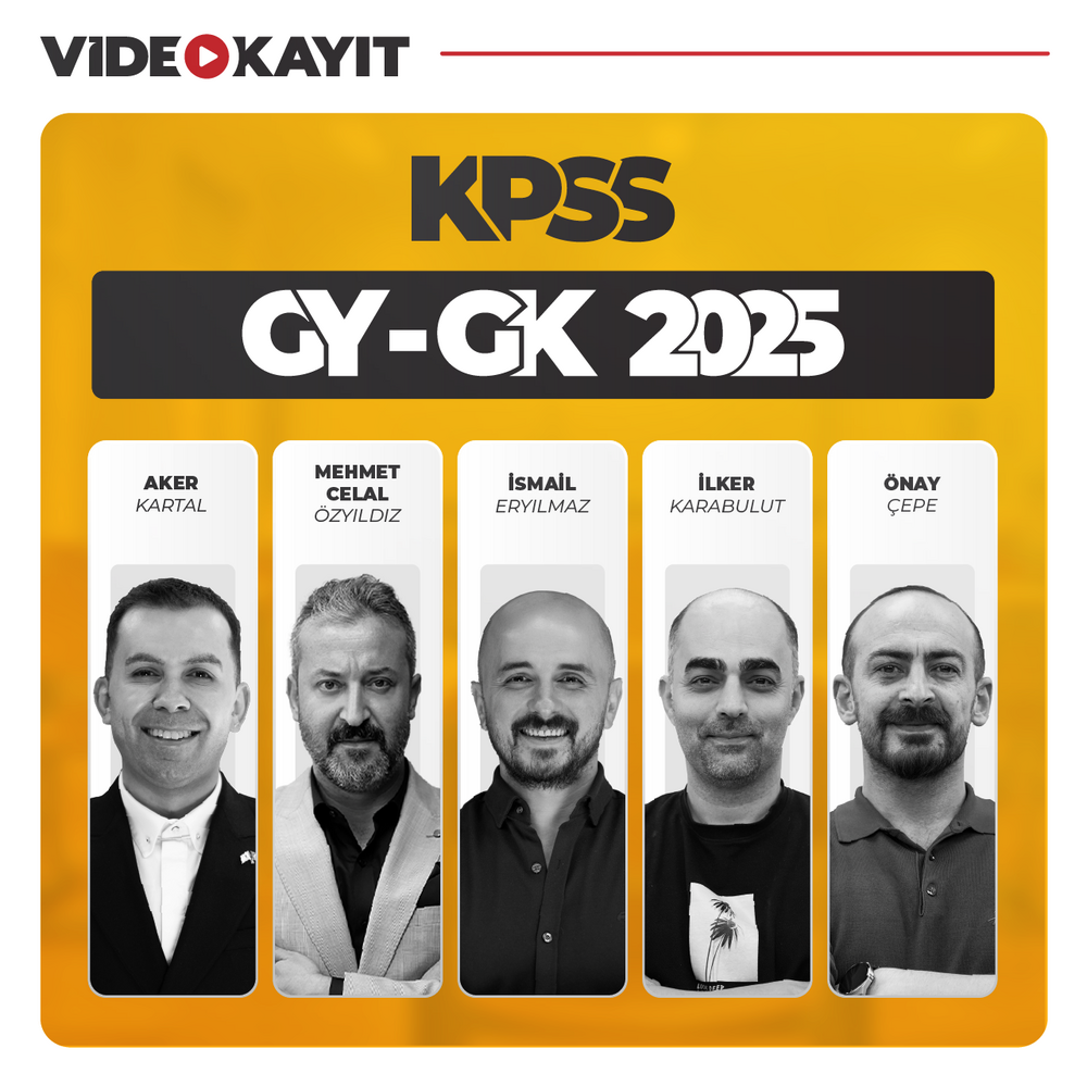 Genel Yetenek Genel Kültür KPSS 2025 | Video Kayıt Genel Yetenek Genel Kültür KPSS 2025 | Video Kayıt
